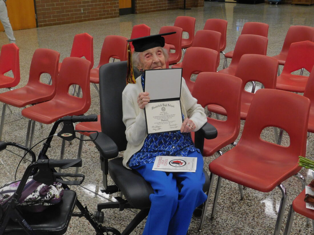 Never Too Late for a Dream To Come True: Woodsfield Woman, 99, Gets ...